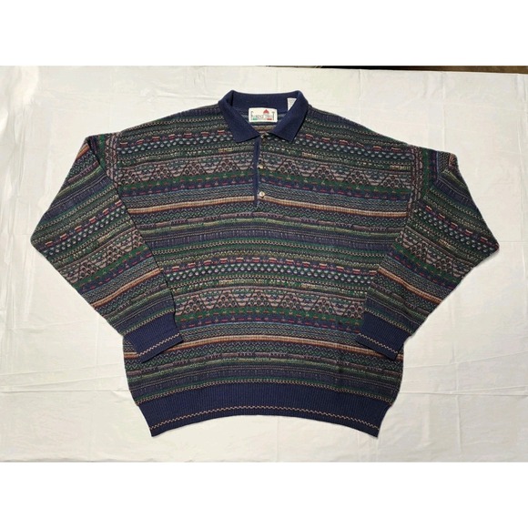 Florence Tricot | Sweaters | Vintage Florence Tricot Polo Sweater Mens ...